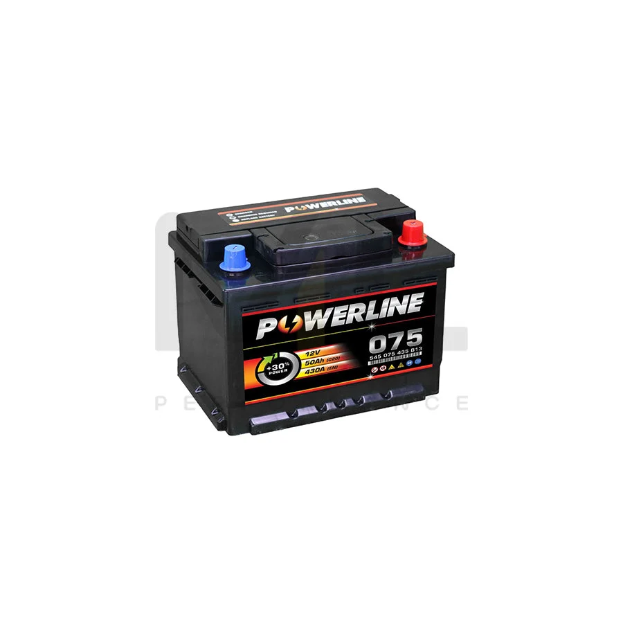075 Powerline Car Battery 12V